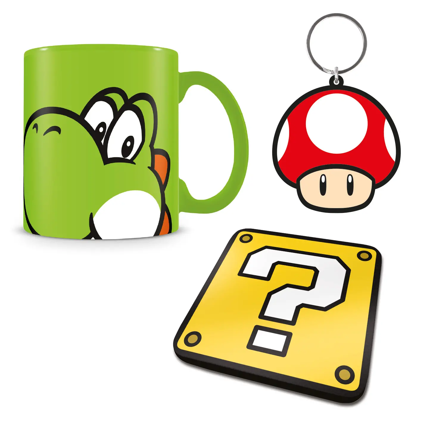 Pyramid GP85205 Super Mario Yoshi Grzybek Znak Zapytania Kubek ...