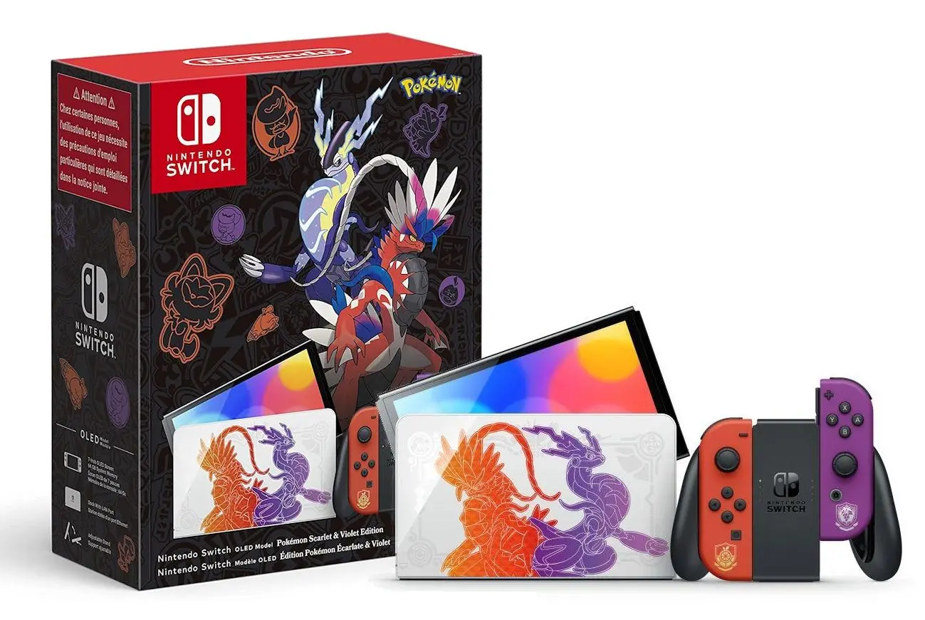 Nintendo Switch OLED Pokemon Scarlet & Violet Edition, Konsola Switch - cena i opinie - OleOle!
