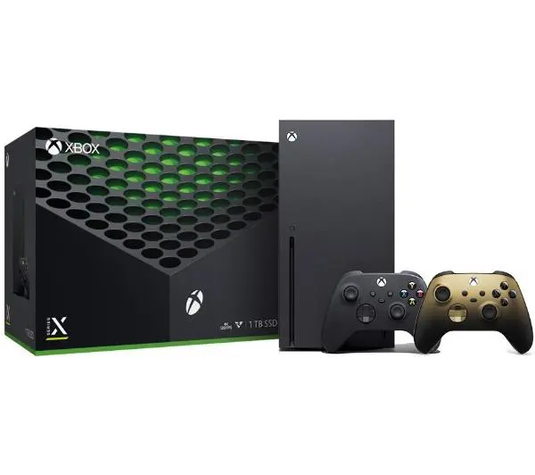 Xbox Series X 1TB z napędem + dodatkowy pad (wersja specjalna gold ...
