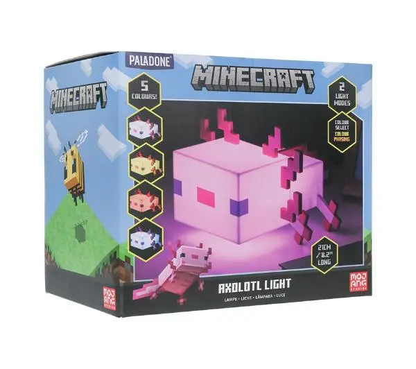 Paladone Minecraft Wielokolorowa Axolotl, Lampka - cena i opinie - OleOle!
