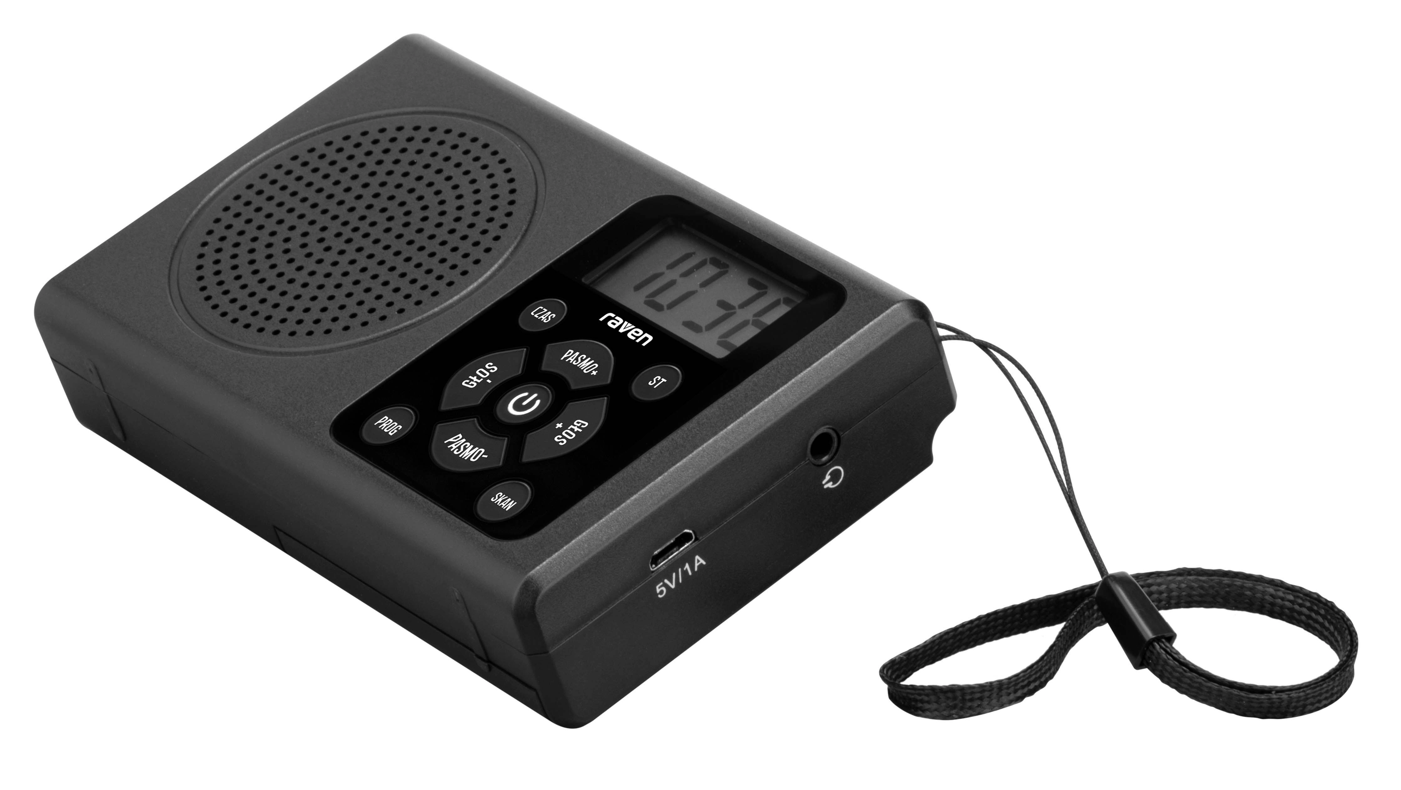 Raven ERADP001 Radio FM Czarny Kompaktowe, Radioodbiornik - cena i ...