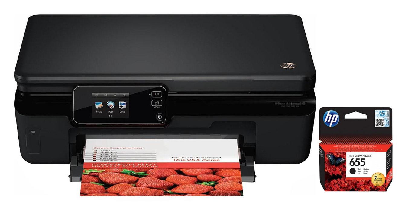HP Deskjet Ink Advantage 5525 + tusz WiFi, Urządzenie wielofunkcyjne ...