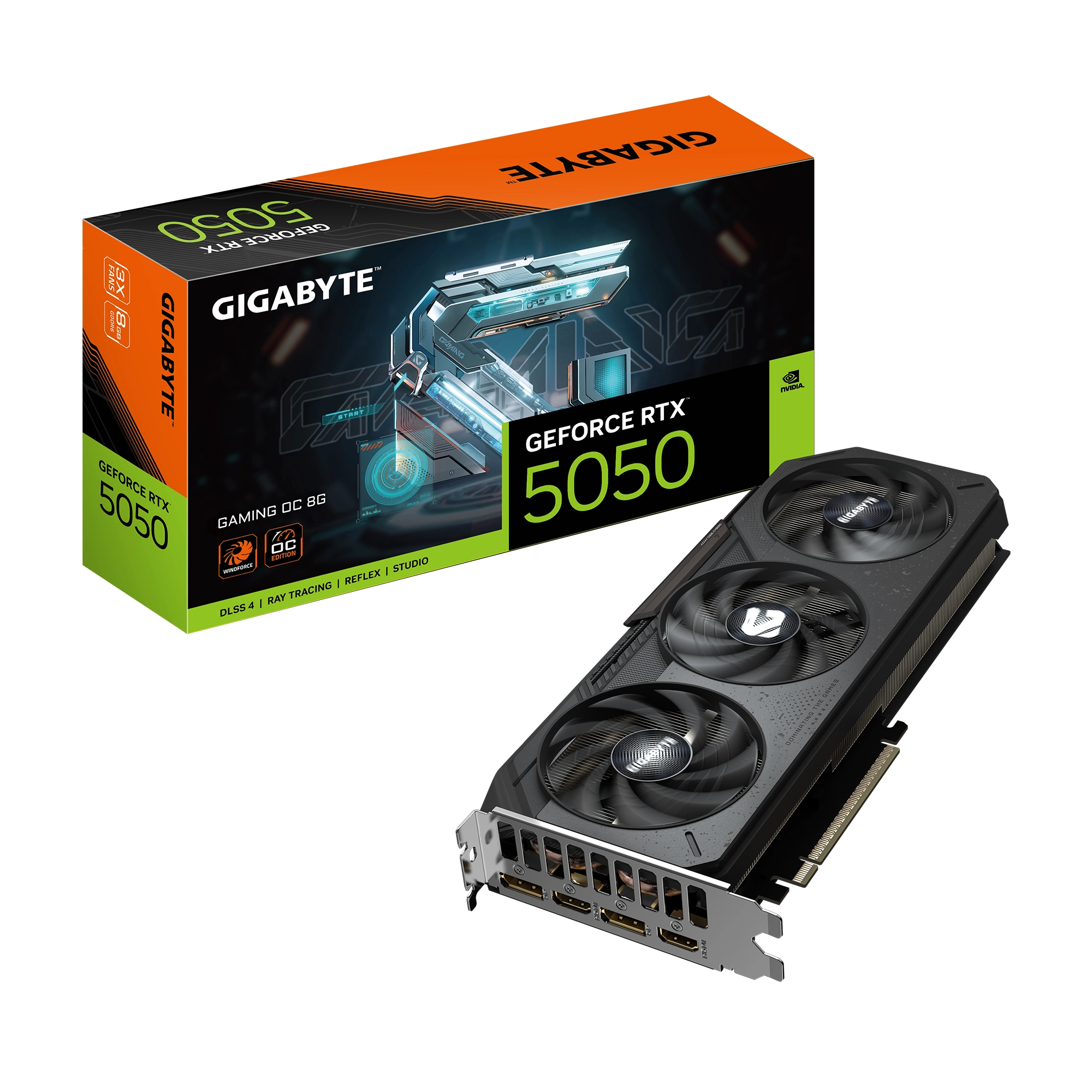 Gigabyte GeForce RTX 5050 Gaming OC 8GB GDDR6 128bit DLSS 4, Karta graficzna - cena i opinie ...