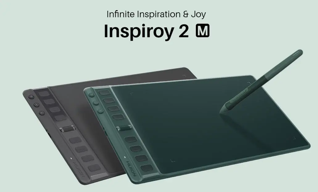 Huion Inspiroy 2M Zielony, Tablet graficzny - cena i opinie - OleOle!
