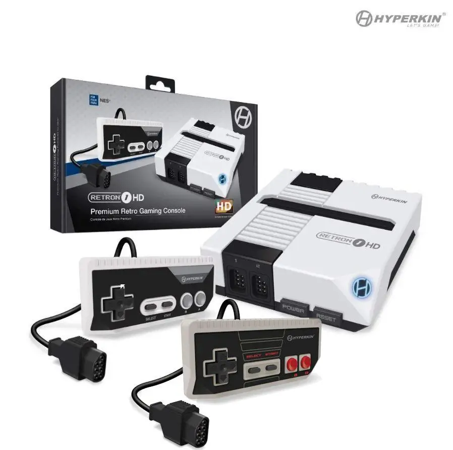Hyperkin RetroN 1 HD White + pad Cadet Premium Controller Nintendo 8 ...