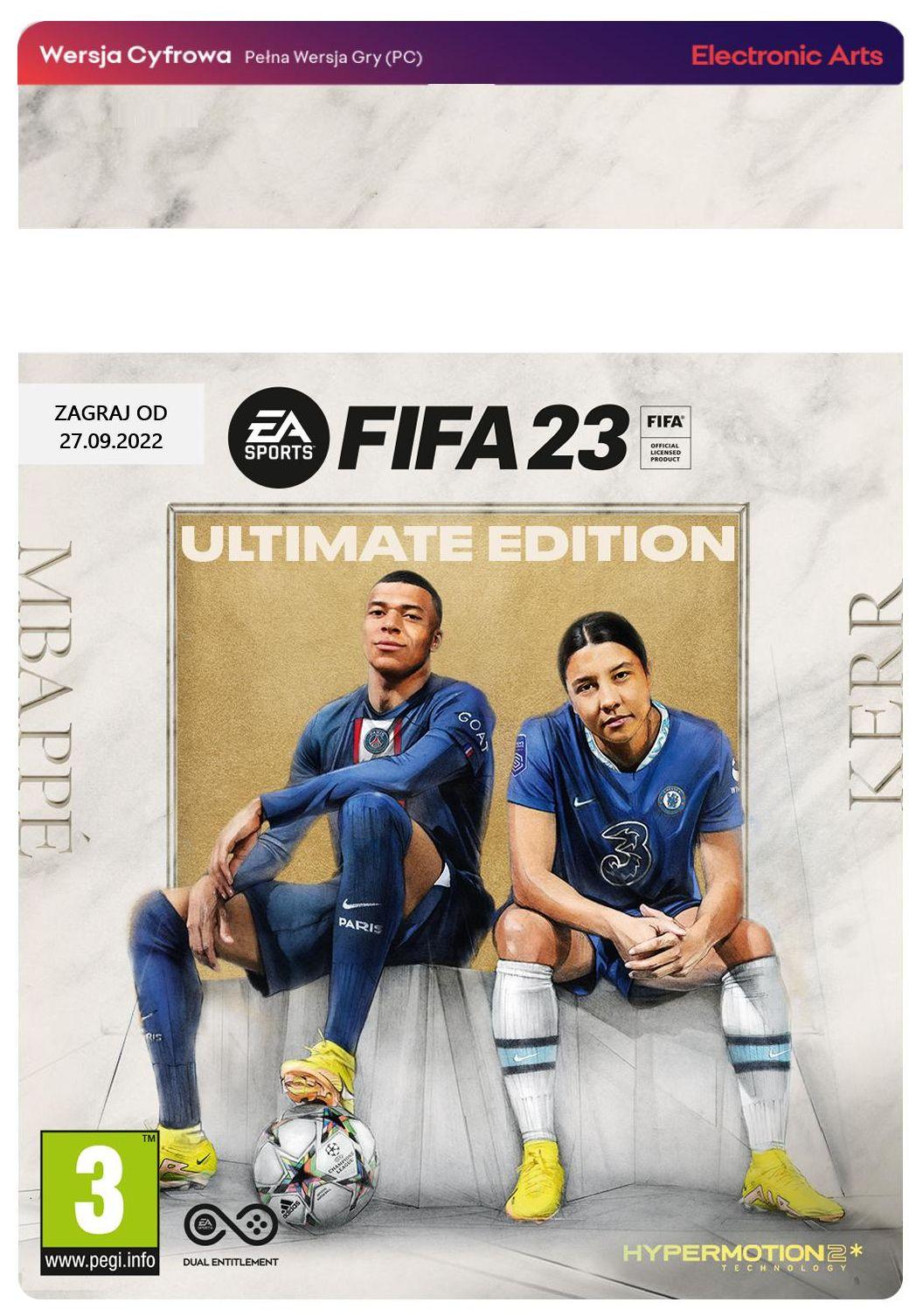 FIFA 23 - Edycja Ultimate [kod aktywacyjny] Gra na PC Preorder, Gra ...